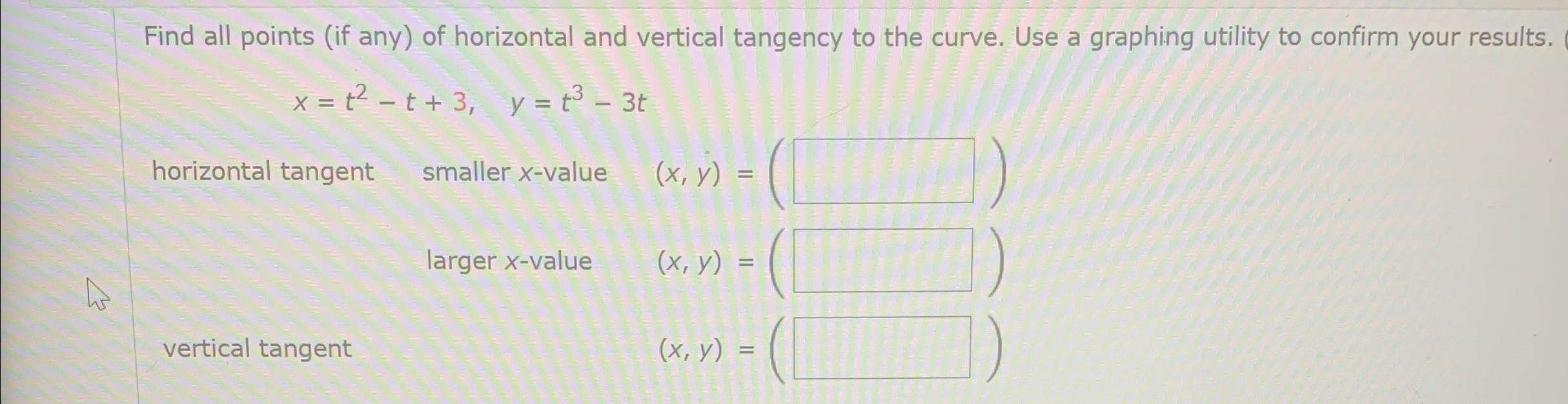 Solved Find All Points If Any ﻿of Horizontal And Vertical 