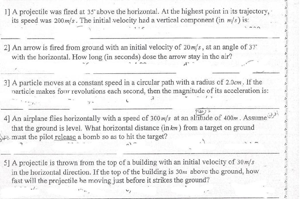 Solved Solve these physic problems | Chegg.com