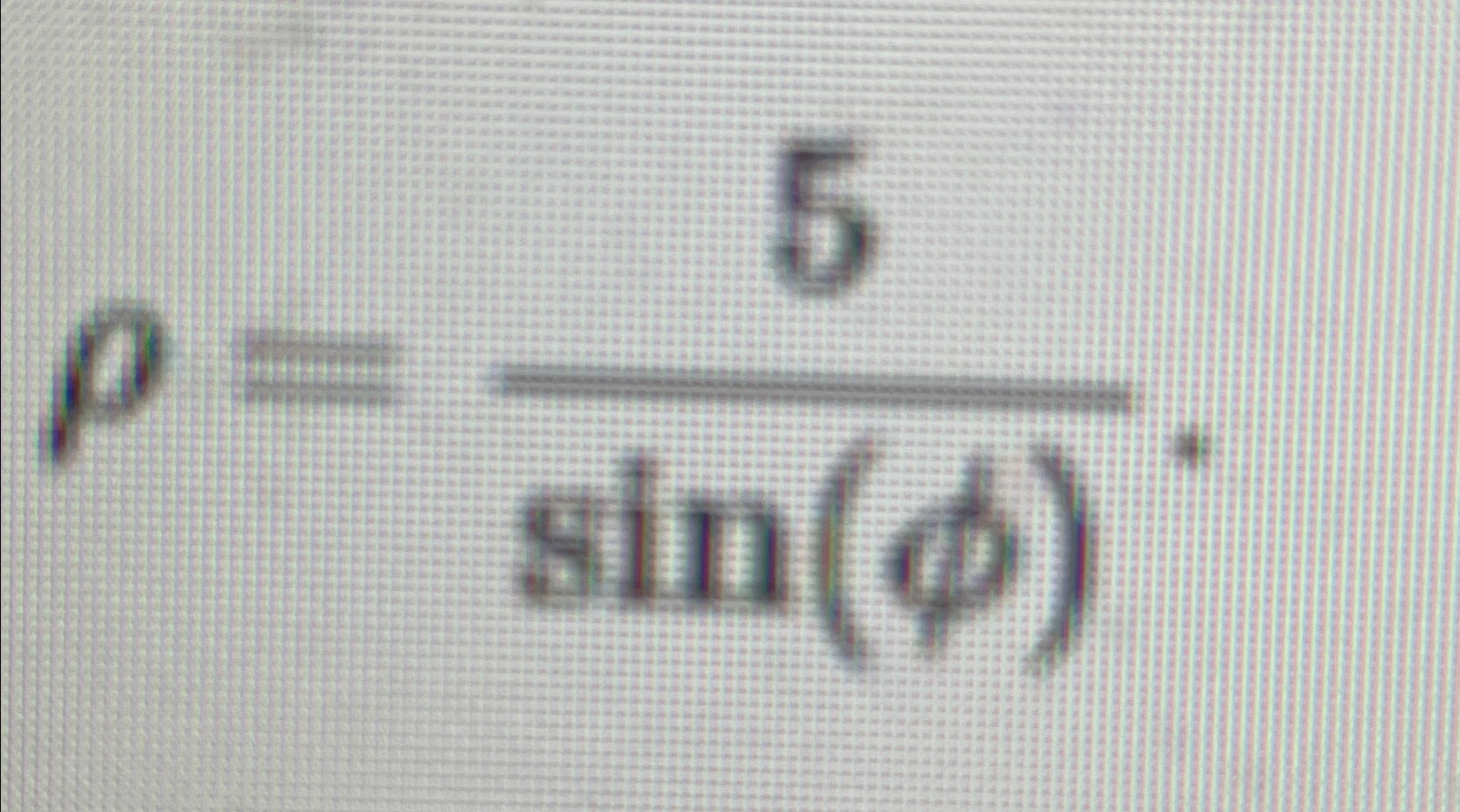 Solved Graphρ=5sin(φ) | Chegg.com