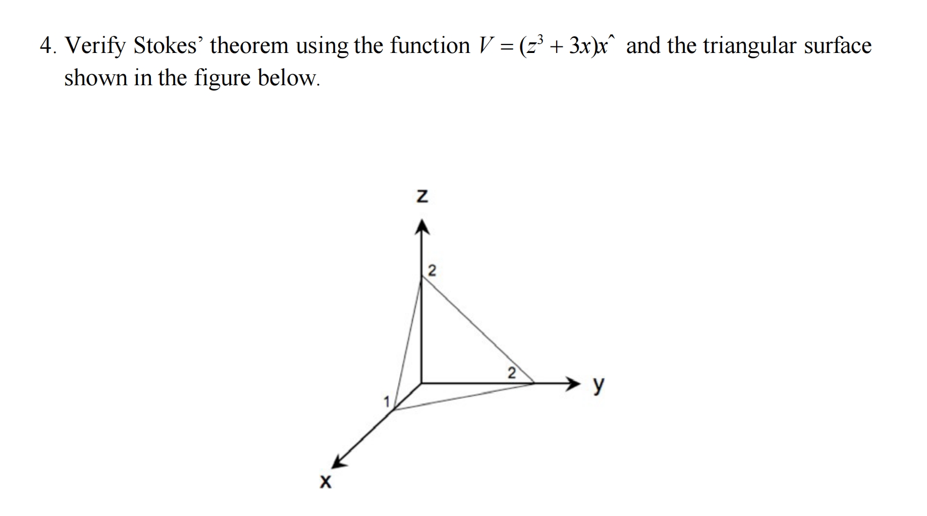 Solved Verify Stokes' theorem using the function | Chegg.com Solved Verify Stokes' theorem using the function | Chegg.com
