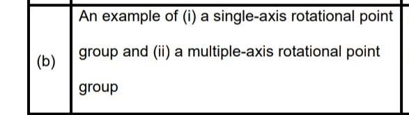 Solved An example of (i) a single-axis rotational point (b) | Chegg.com