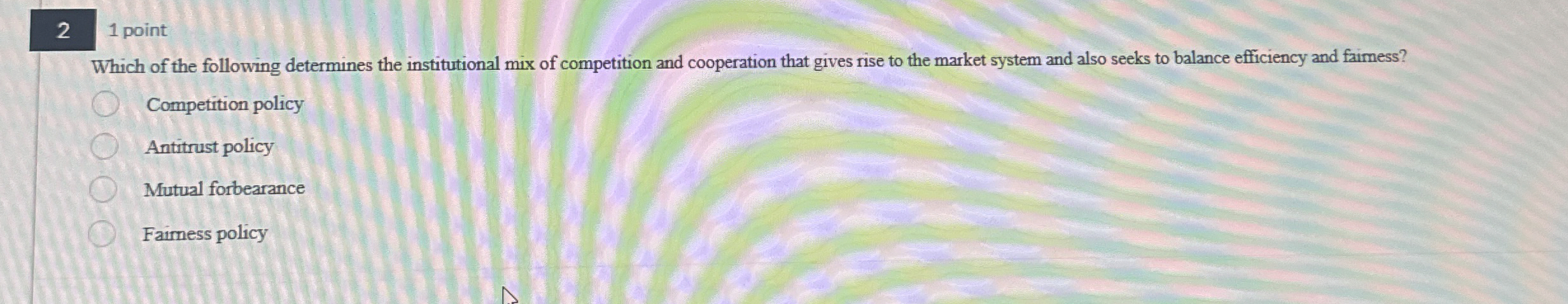 Solved 21 ﻿pointWhich of the following determines the | Chegg.com