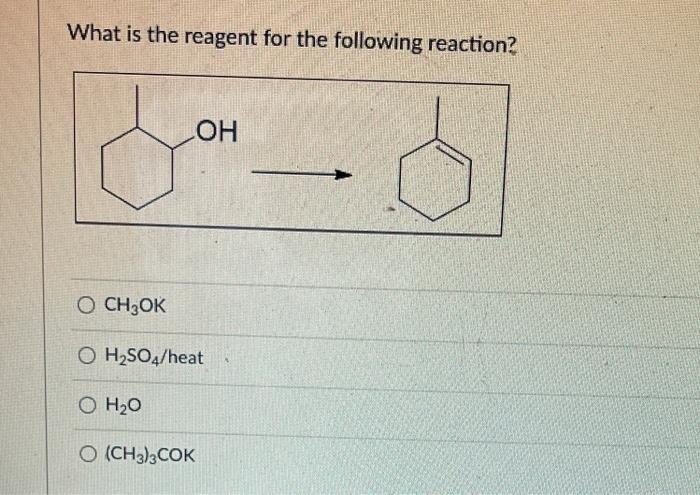 Solved What is the reagent for the following reaction? OH O | Chegg.com