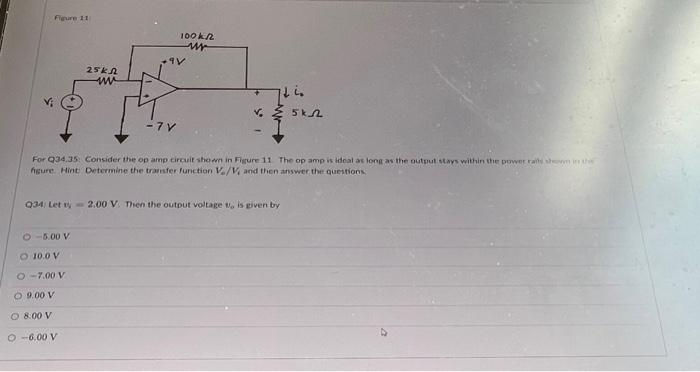 Solved Ficure 11 Q34 Let \\( \\mathrm{y}_{\\mathrm{y}}=2.00 | Chegg.com