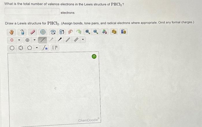 Solved What is the total number of valence electrons in the | Chegg.com