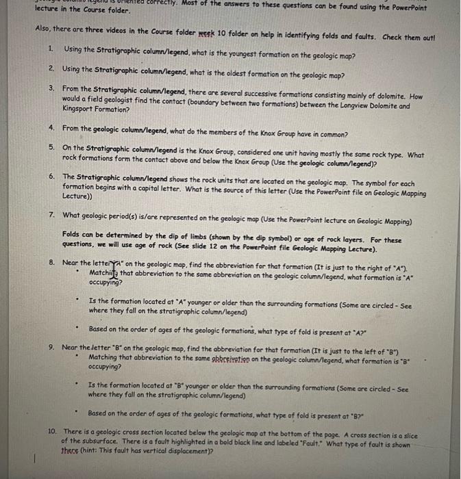 Solved Stratigraphic column/Legend Ottosee shale | Chegg.com