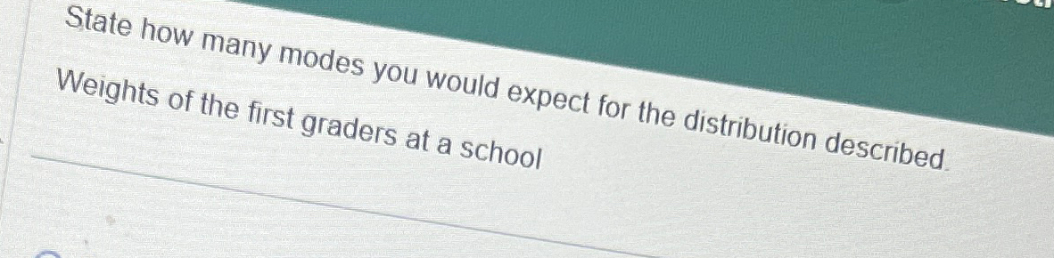 Solved State how many modes you would expect for the | Chegg.com