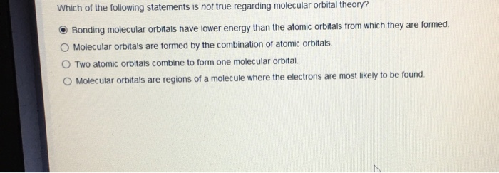 Solved Which of the following statements is not true | Chegg.com