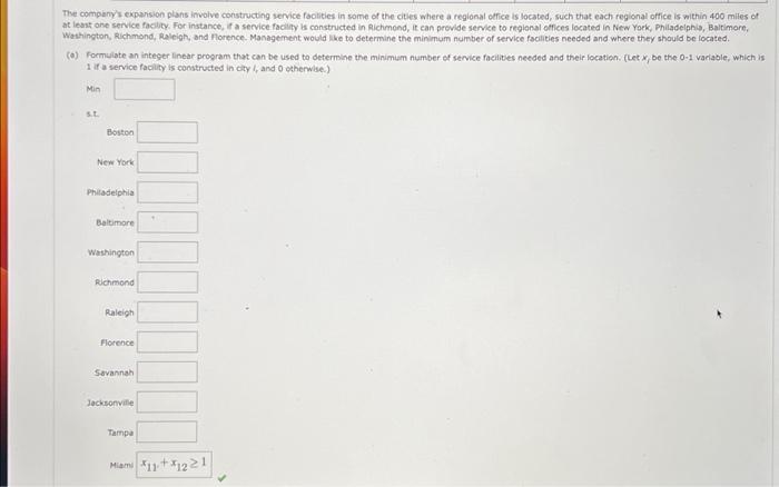 Solved East Cosst Trucking provides service from Boston to | Chegg.com