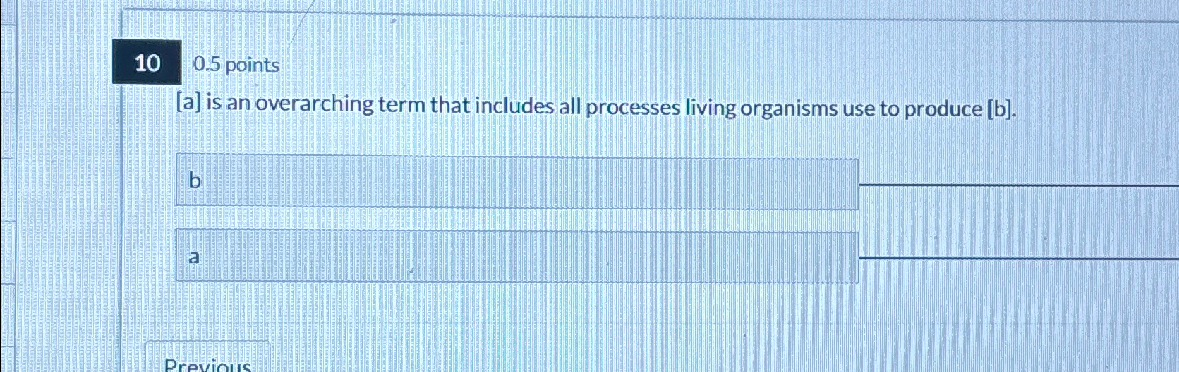 Solved 0.5 ﻿points[a] ﻿is an overarching term that includes | Chegg.com