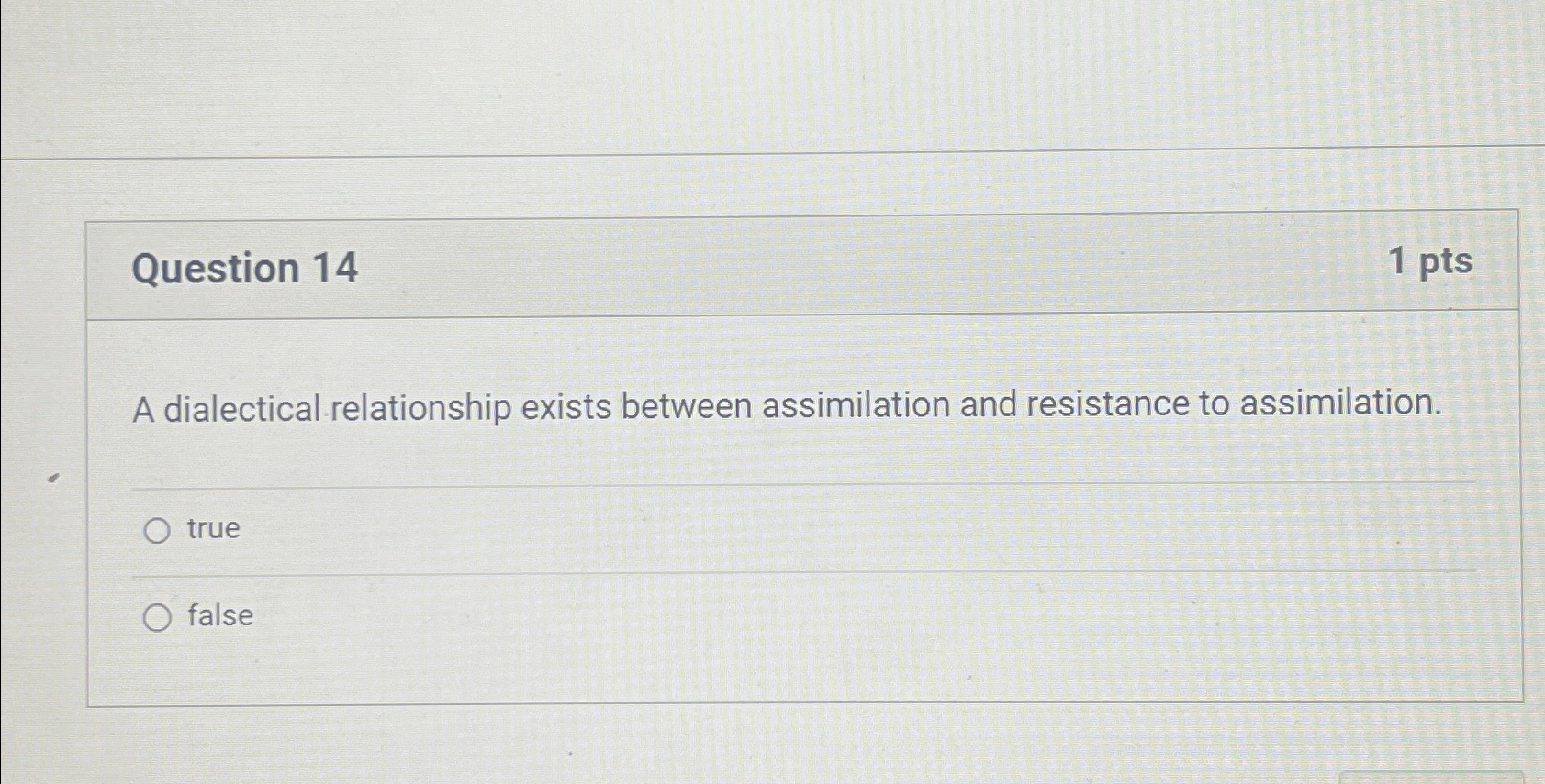 Solved Question 141 ﻿ptsA dialectical relationship exists | Chegg.com