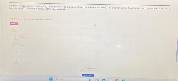 Solved 18°C Nemli A piston-cylinder device contains 2 kg of | Chegg.com