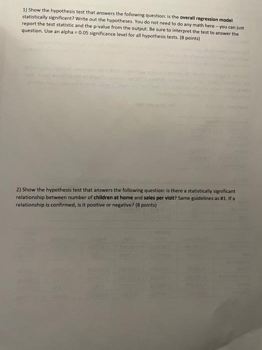 Solved Summary Output Regression Statistics Multiple R R 9375