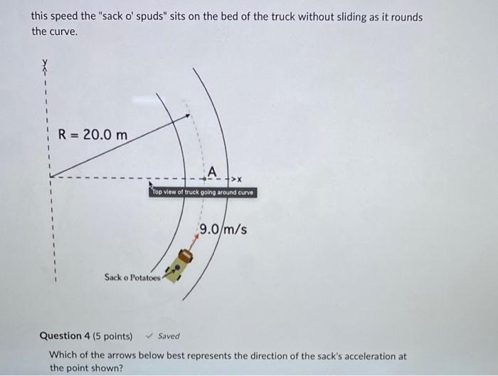 Solved which way is the acceleration arrow pointed. Truck is | Chegg.com