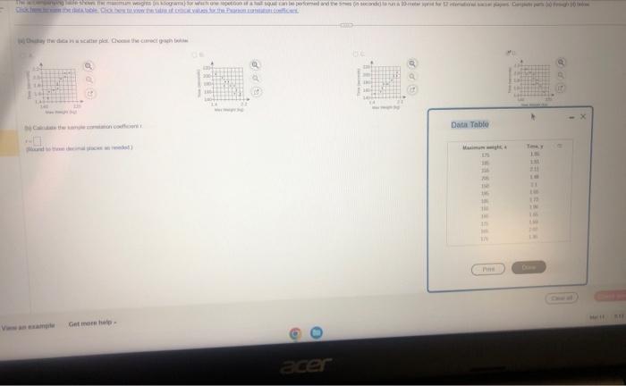 I need help finding A through d and understanding | Chegg.com