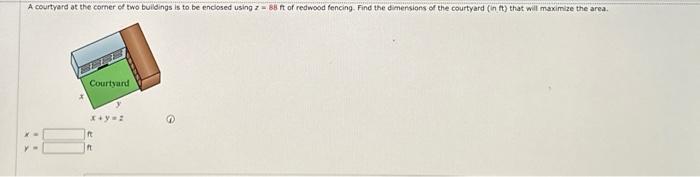 Solved Ecorner α Two Buildings Is To Be Enclosed Using Z 88n