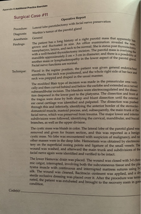 Solved Appendix Additional Practice Exercises id mass that | Chegg.com