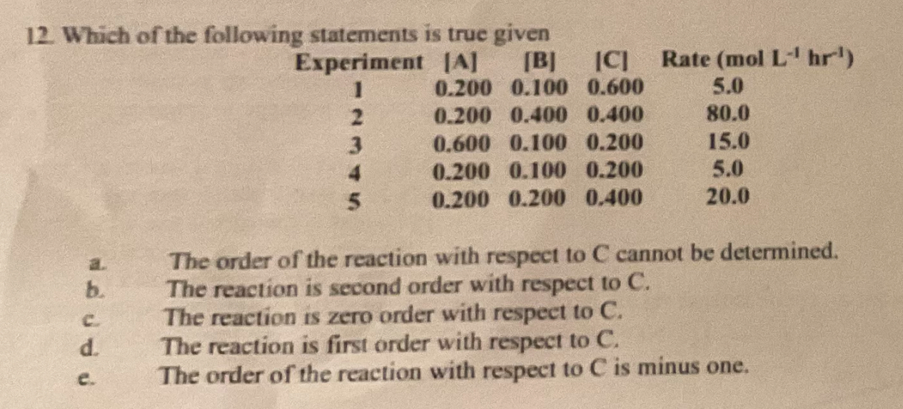 Solved Which of the following statements is true | Chegg.com