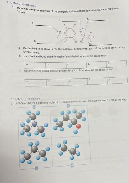 Solved Chapter 10 problems 1. Shown below is the structure | Chegg.com
