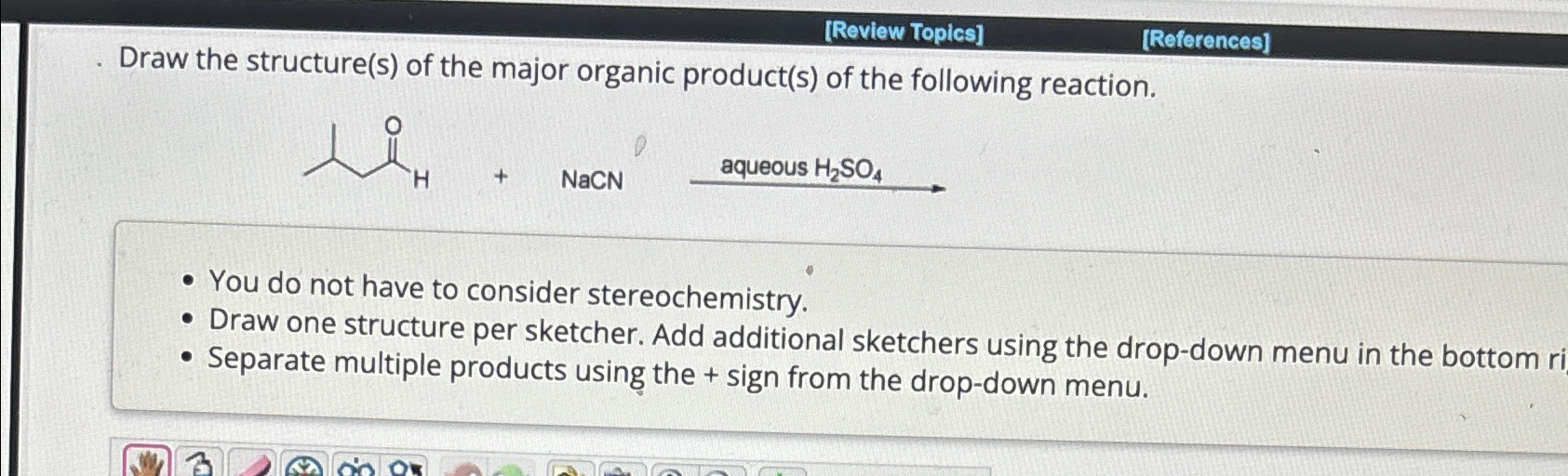 Solved [Review Topics][References]Draw the structure(s) ﻿of | Chegg.com