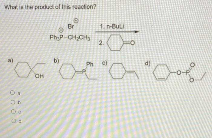 Solved What is the product of this reaction? Br 1. n-Buli | Chegg.com