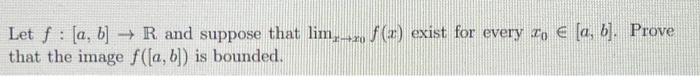 Solved Real Analysis 1. use mathematical proofs for full | Chegg.com