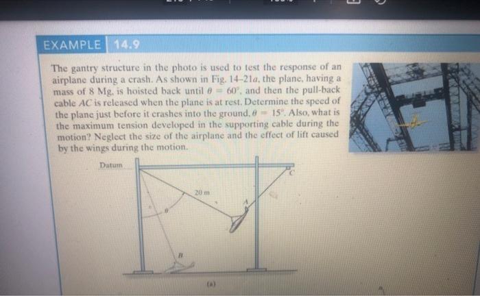 Solved The gantry structure in the photo is used to test the | Chegg.com