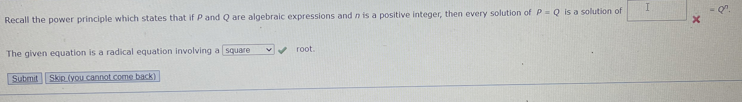 Solved Recall the power principle which states that if P | Chegg.com