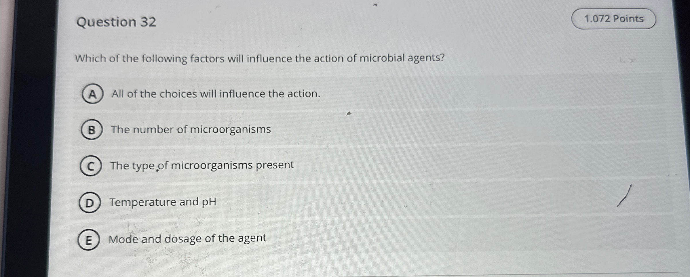 Solved Question 32Which of the following factors will | Chegg.com