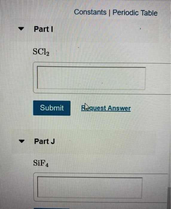 Solved Constants Periodic Table Predict the shapes of the | Chegg.com