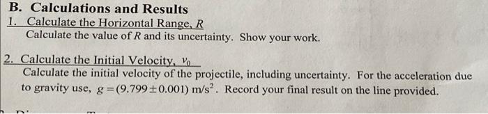 Solved calculate thr horizontal range r calculate the | Chegg.com