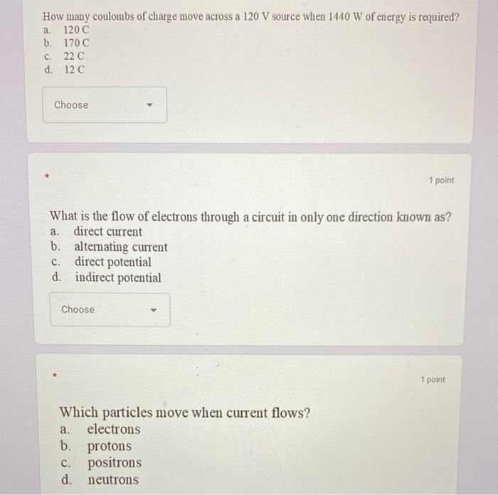 Solved How many coulombs of charge move across a 120 V | Chegg.com