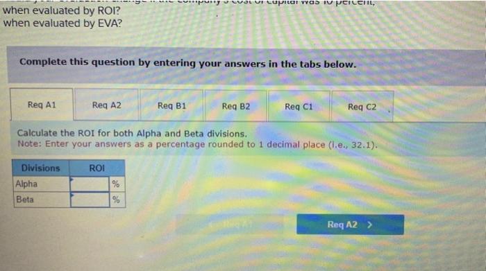 Solved The following data are available for two divisions of | Chegg.com