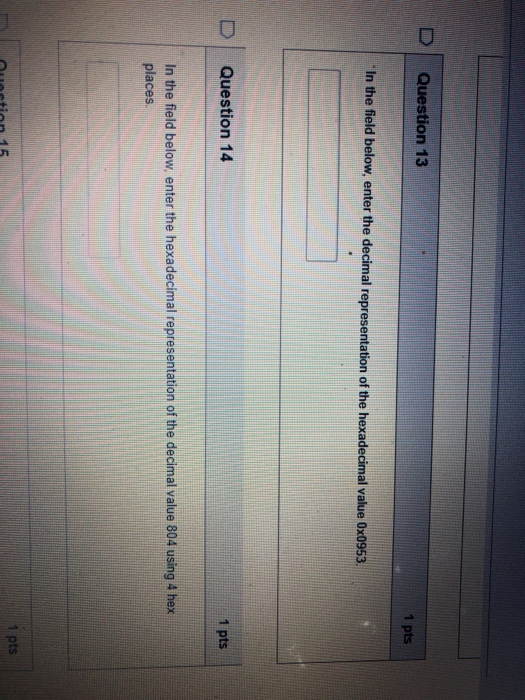 Solved 1 pts LED Question 9 In the field below, enter the | Chegg.com