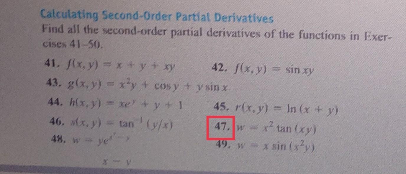 Solved Calculating Second-Order Partial Derivatives Find all | Chegg.com