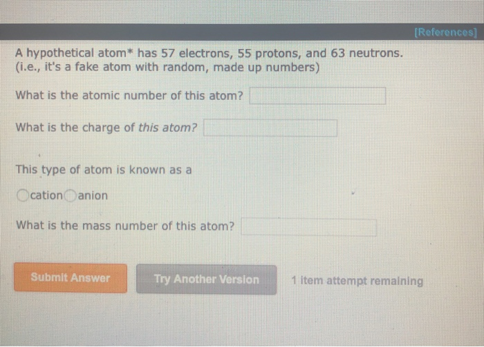 Solved [References] A hypothetical atom* has 57 electrons, | Chegg.com
