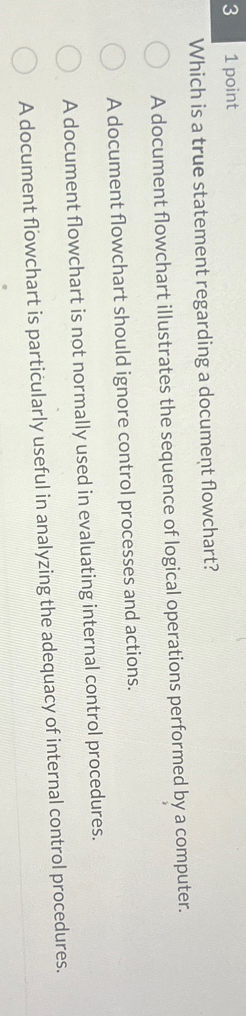 Solved 3,1 ﻿pointWhich is a true statement regarding a | Chegg.com