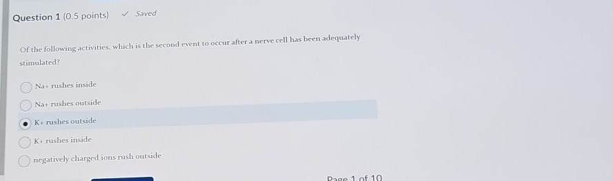 Solved Question 1 (0.5 ﻿points)Of the following activities, | Chegg.com