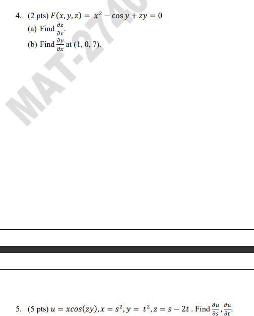 Solved confused on both 4 ﻿and 5 ﻿(2 | Chegg.com