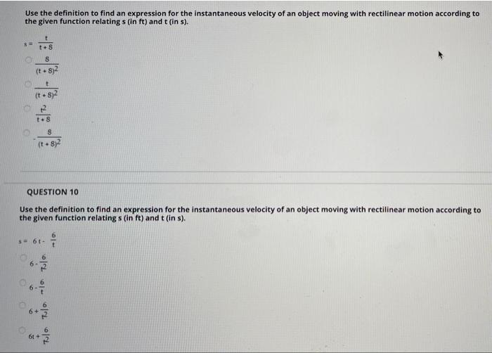 Solved Use the definition to find an expression for the | Chegg.com