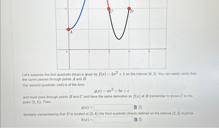 Solved In the theory of splines, we try to find simple | Chegg.com