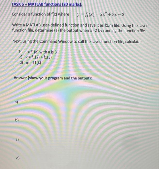 Solved Consider a function of f(x) where y=f1(x)=2x2+5x−3 | Chegg.com