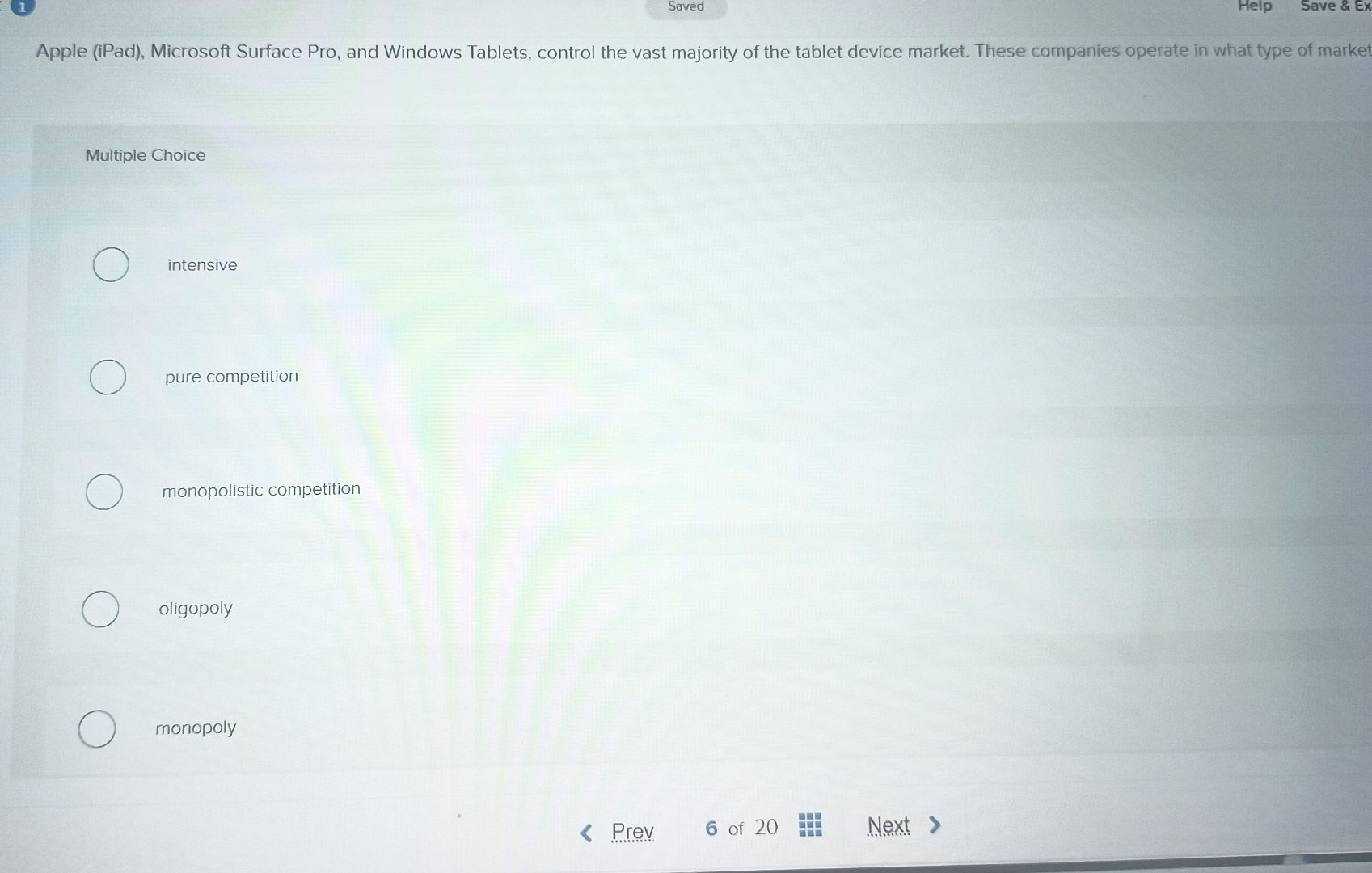 Solved 3SavedApple (iPad), ﻿Microsoft Surface Pro, and | Chegg.com