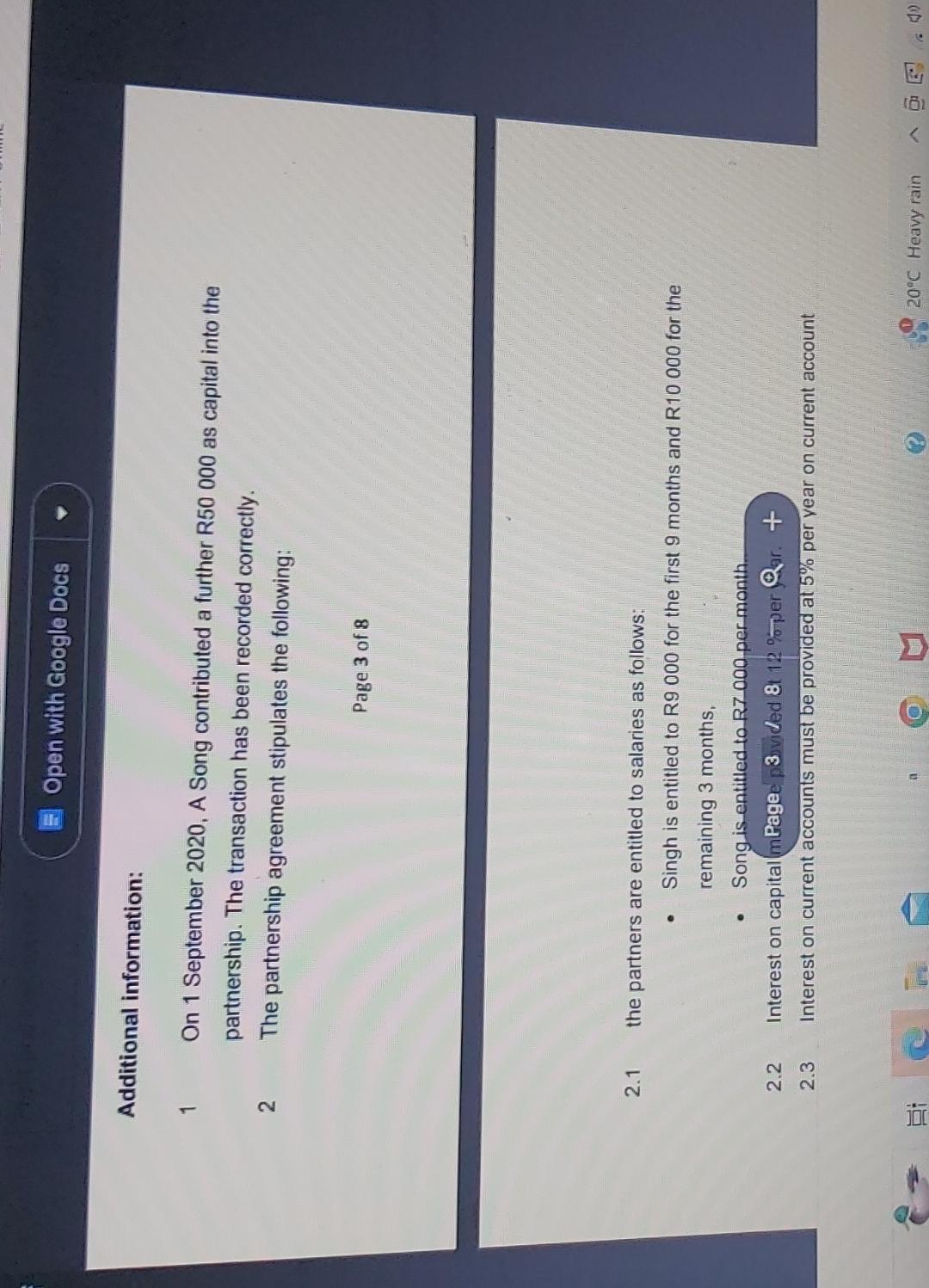 Solved QUESTION TWO [25] I Singh and U Song are in | Chegg.com