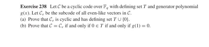 tor polynomials of the self-orthogonal binary cyclic | Chegg.com