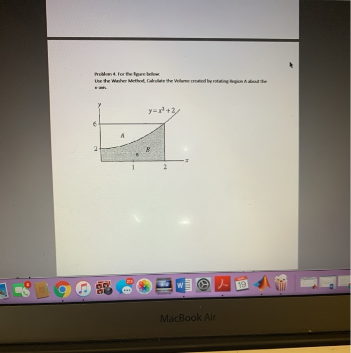 Solved Problem 4. For the figure below Use the Washer | Chegg.com