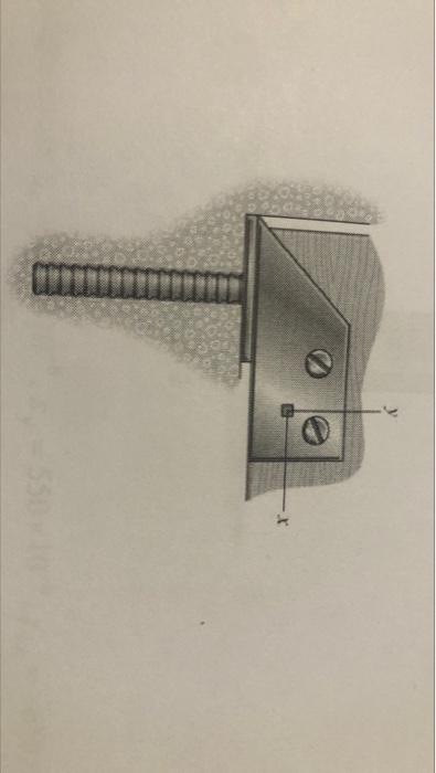 Solved A differential element on the bracket is subjected | Chegg.com