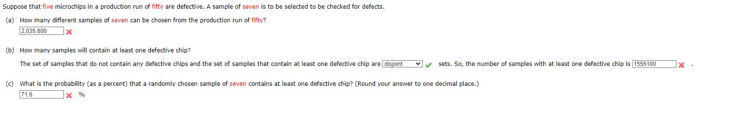 Solved Suppose that five microchips in a production run of | Chegg.com