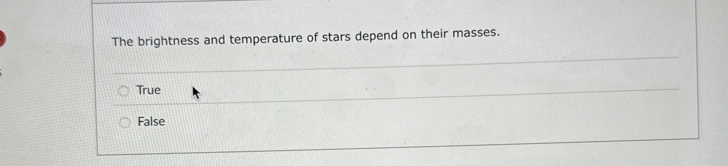 Solved The brightness and temperature of stars depend on | Chegg.com