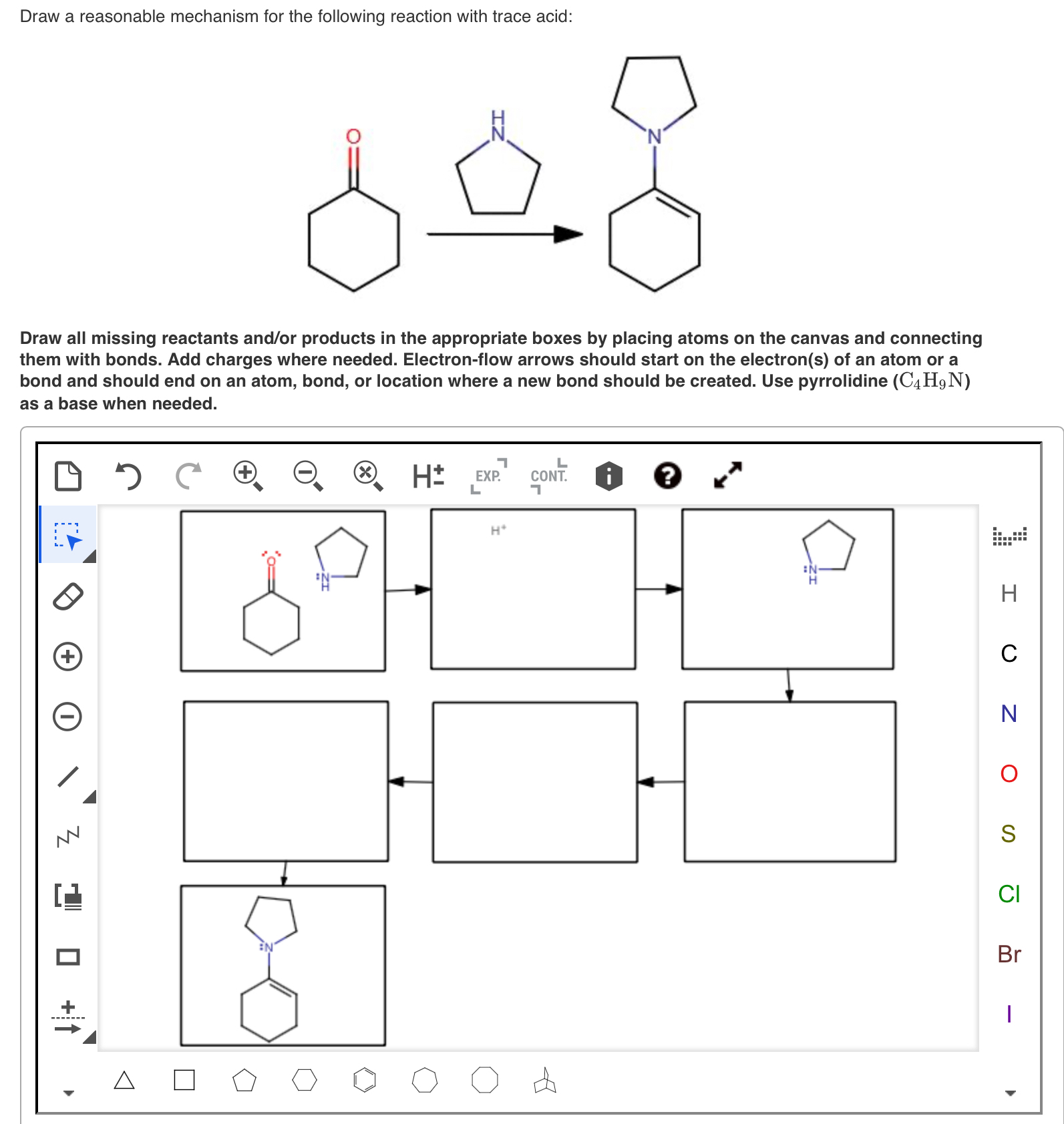 Solved Draw a reasonable mechanism for the following | Chegg.com